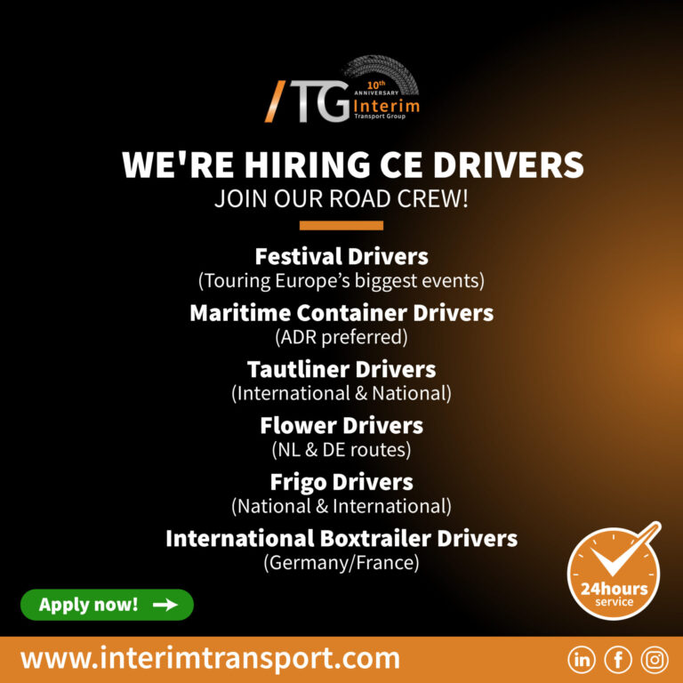 WE'RE HIRING CE DRIVERS – JOIN OUR ROAD CREW! - ITG